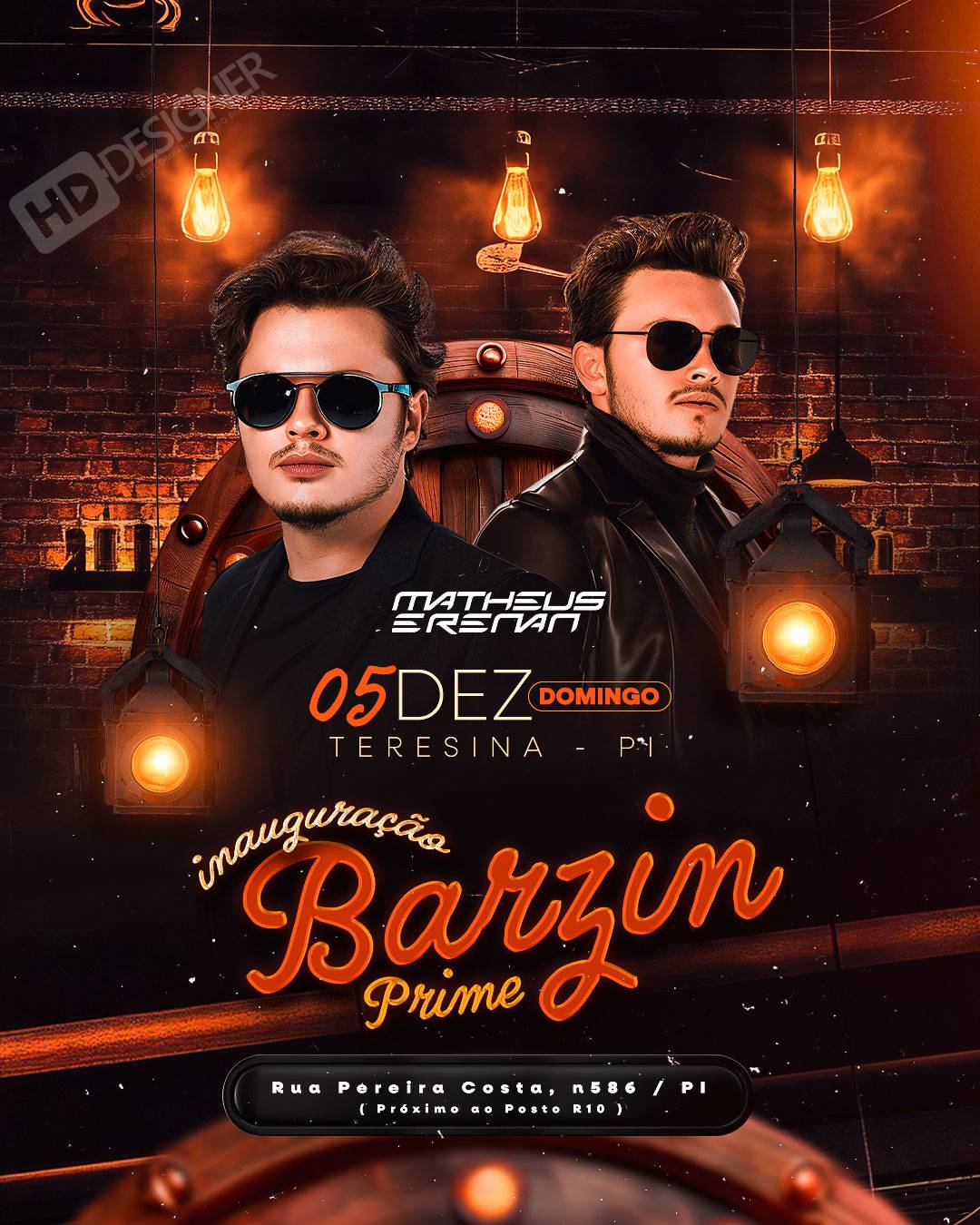 Festa Barzin- Artista e Banda- Shows e Eventos – HD do Designer